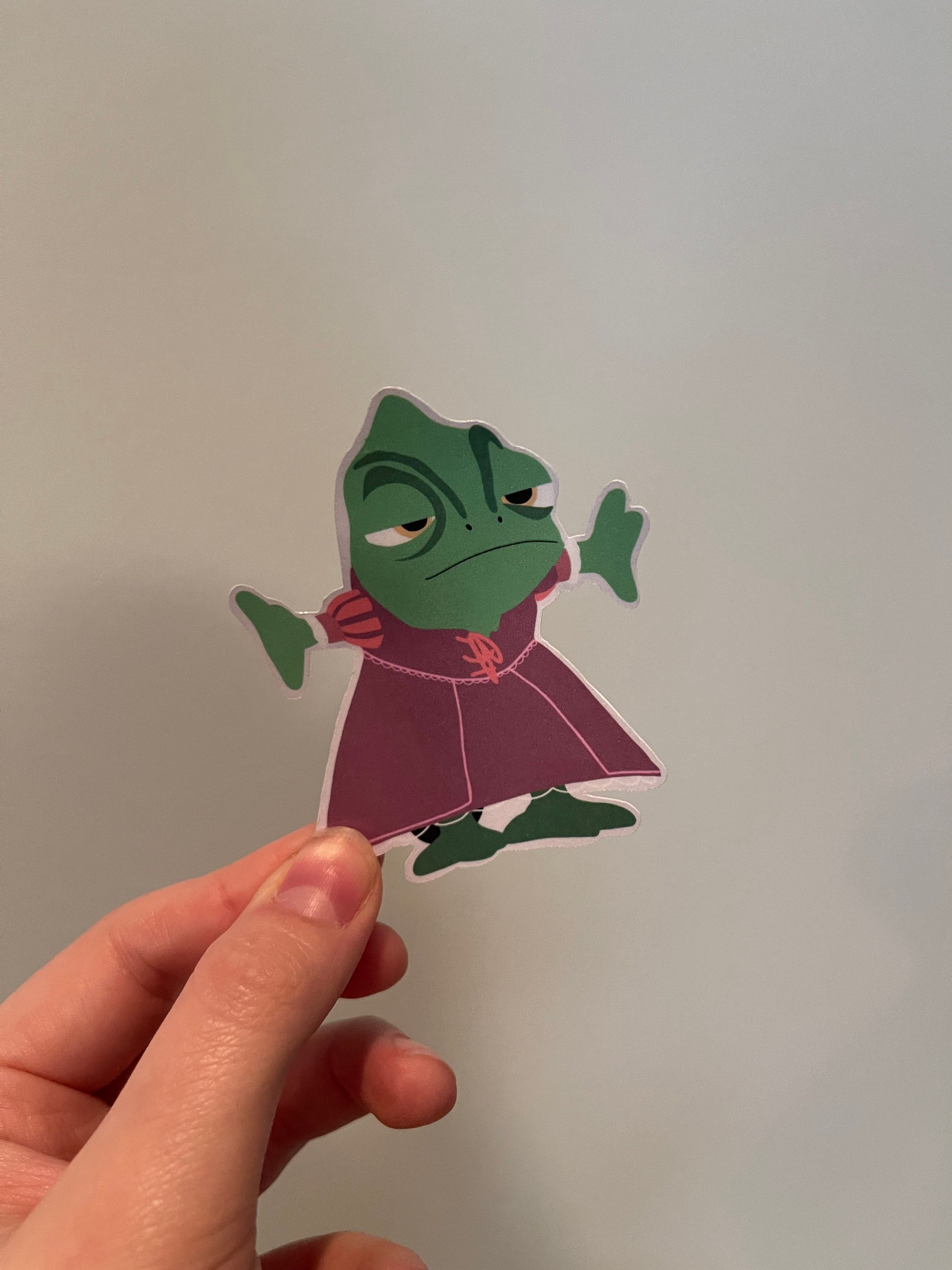 Pascal in Dress from Tangled Sticker | Etsy