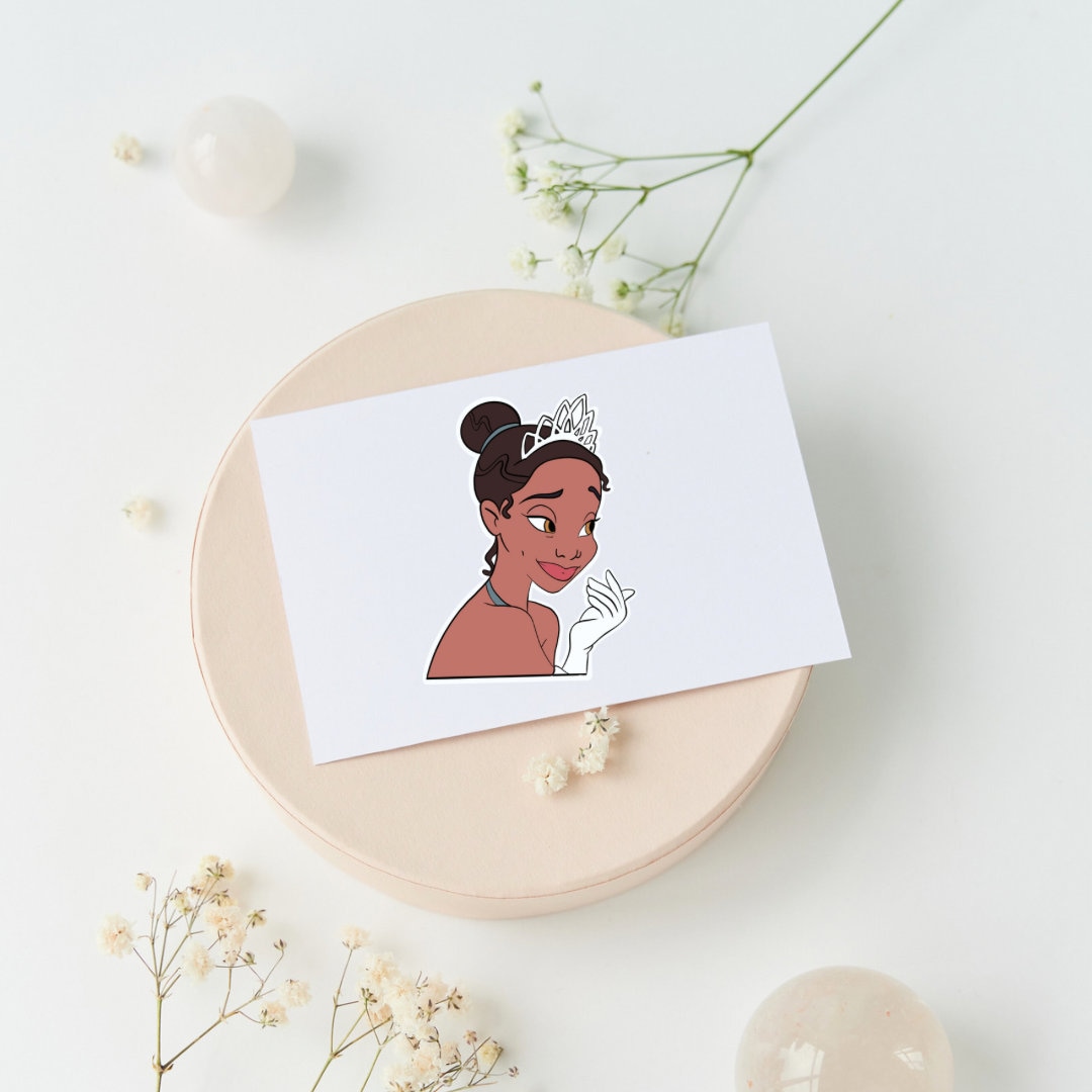 Tiana Sticker / Princess and the Frog Sticker / Sticker / Disney ...