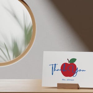 Teacher Appreciation Card | Teacher's Thank You Card | Greeting Card ...