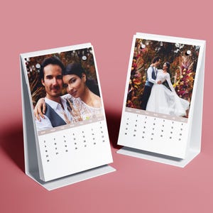 Photo Calendar Template 2025 | 5x7 Calendar Template | 2025 Desk ...