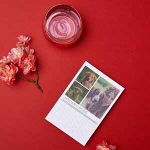 January 2025 Custom Calendar With Your Images | Editable Canva Template ...