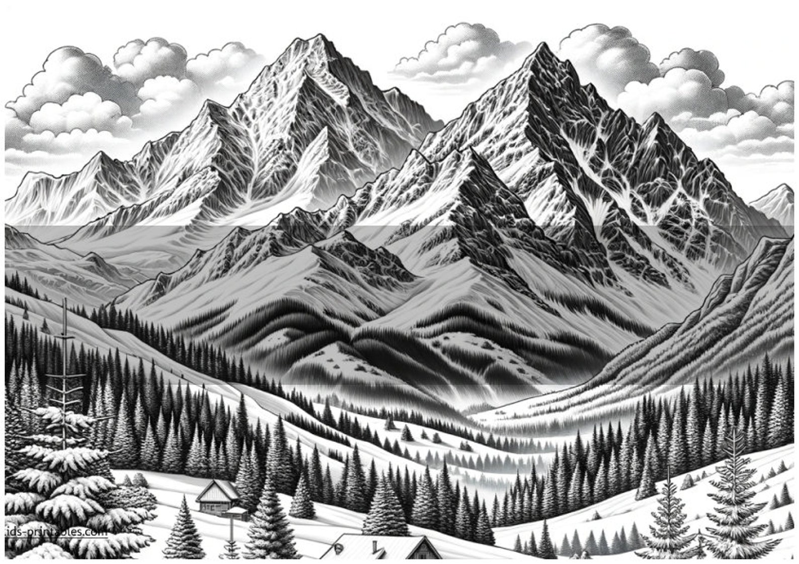 Custom Name Coloring Pages Winter Moments Collection 8 Editable ...