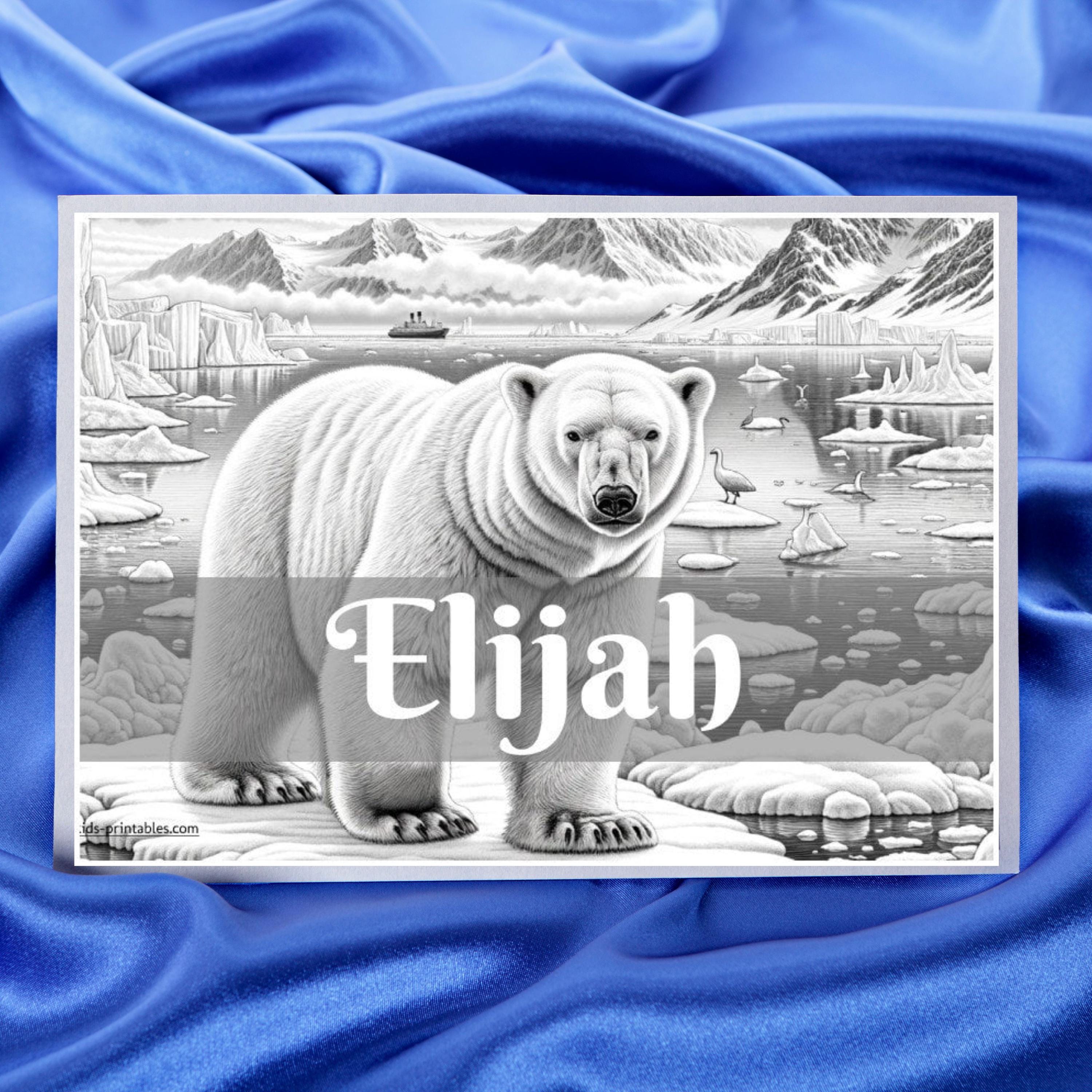 Custom Name Coloring Pages - Winter Moments Collection | 8 Editable ...