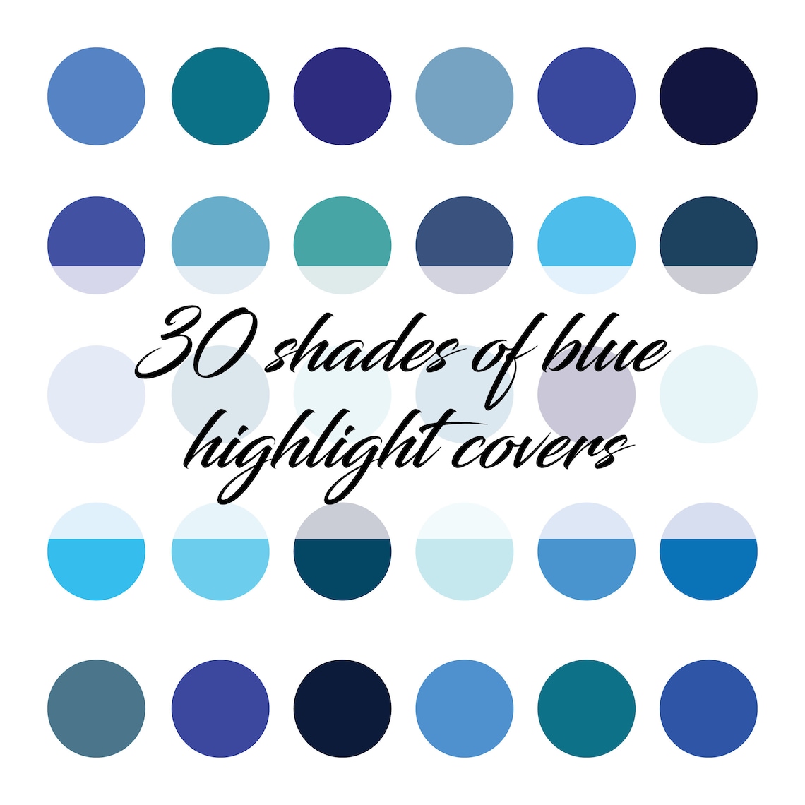 30 Instagram Highlight Covers | Shades of Blue | Highlight Icons ...