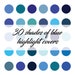 30 Instagram Highlight Covers | Shades of Blue | Highlight Icons ...