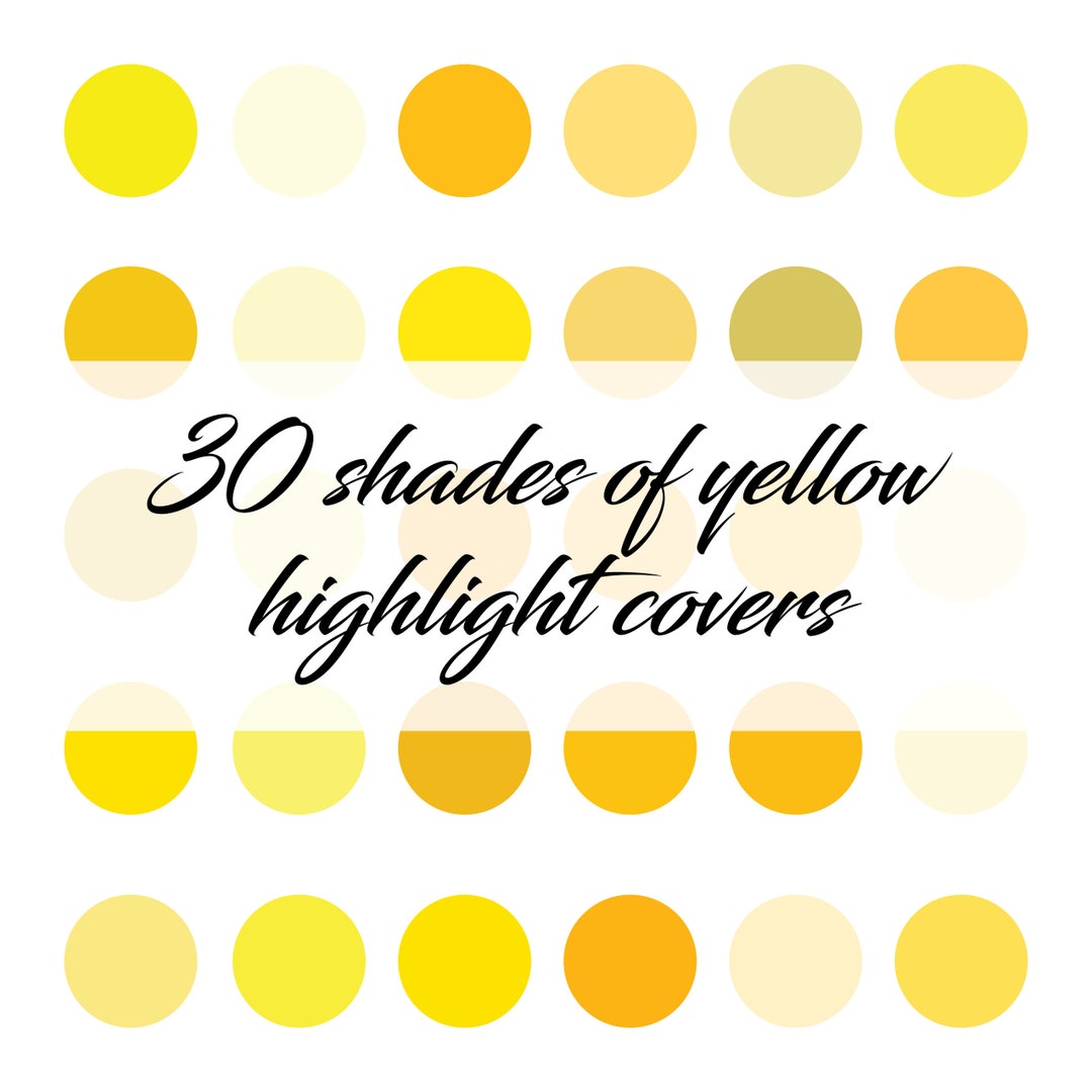 30 Instagram Highlight Covers | Shades of Yellow | Highlight Icons ...