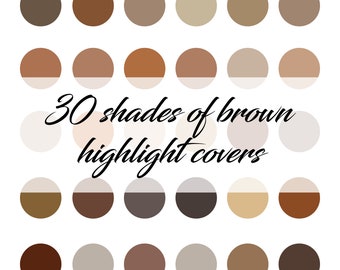 30 Shades of Brown Instagram Highlights Covers Instagram Story ...