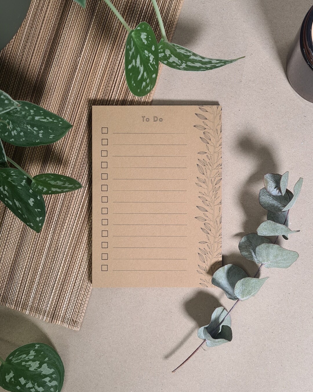 To Do List Notepad Daily Desk Pad Memo Pad Task List - Etsy