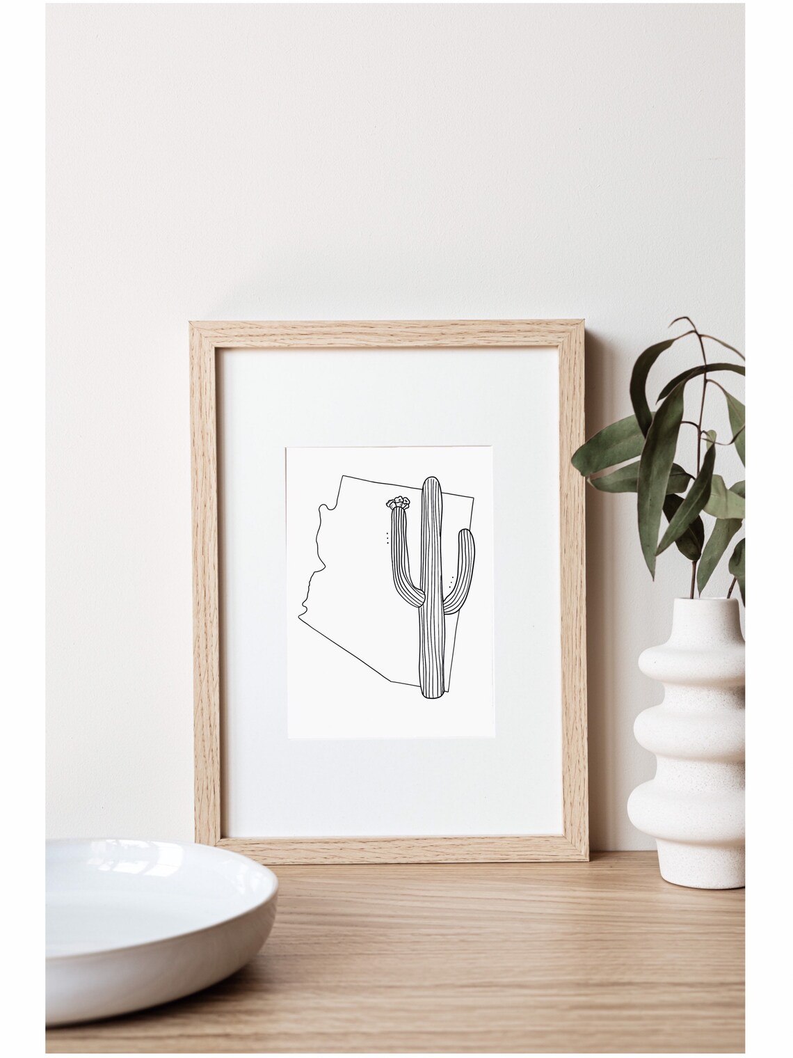 Arizona State Flower Saguaro Cactus Blossom Boho | Etsy