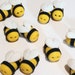 Fondant / Gum Paste Bees Cake or Cupcake Topper. Edible Bees - Etsy