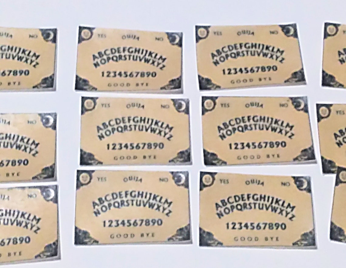Wafer Paper Ouija Board Cupcake Toppers - Etsy