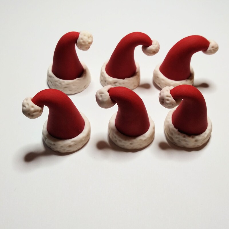 Santa Cake Topper Fondant - Etsy