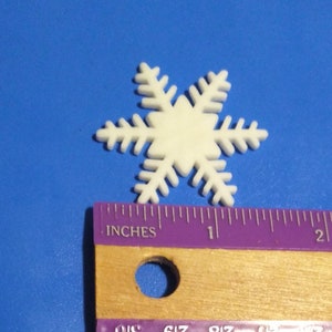 9 Fondant Snowflakes Cake Topper. 1 Inch, 1.5 Inch and 2.25 Inch. - Etsy