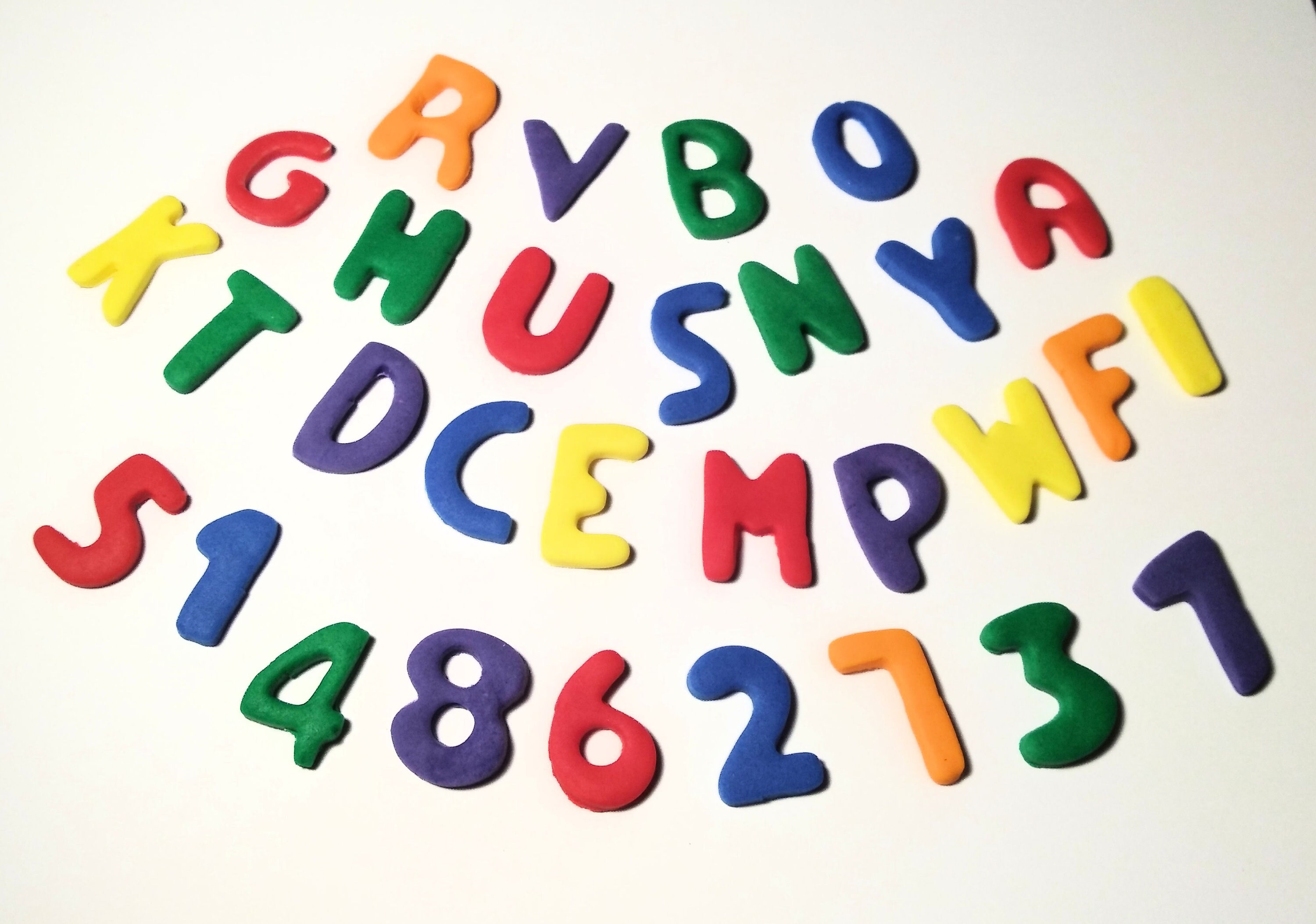 Fondant / Gum Paste Letters Cake Toppers. Edible Letters Cake - Etsy ...