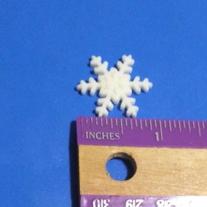 9 Fondant Snowflakes Cake Topper. 1 Inch, 1.5 Inch and 2.25 Inch. - Etsy
