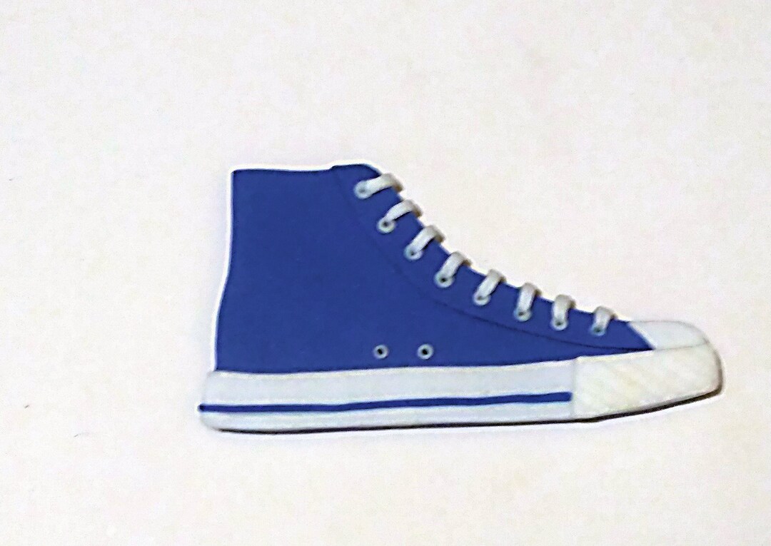 Fondant 2D Sneaker Cake Topper. Fondant Casual Shoe Cake Decoration - Etsy