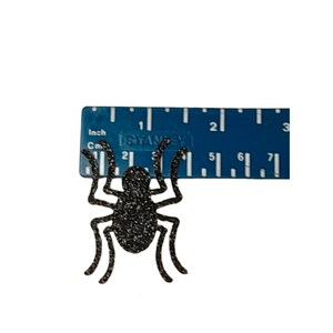 Cardstock Glitter Spider Cupcake Toppers - Etsy