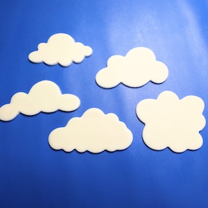 Fondant Clouds Cake Topper - Etsy