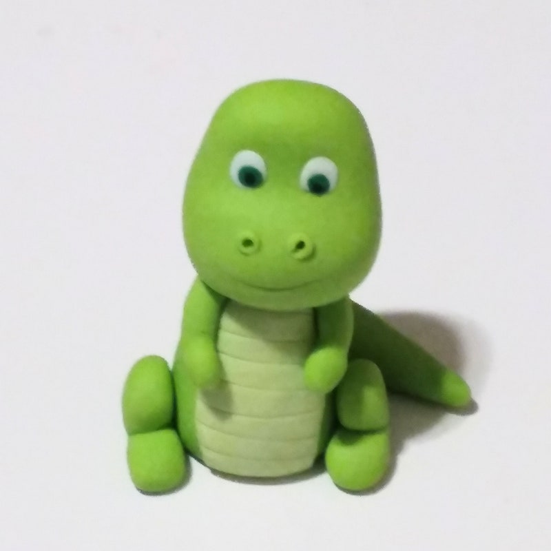 Fondant Dinosaur Cake Topper - Etsy