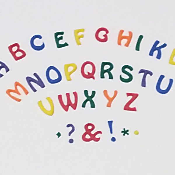 Cake Decorating Alphabet Letters - Etsy