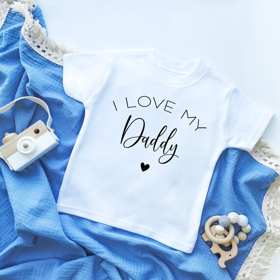 Jaime mon papa chemise denfant en bas âge Papa Père Enfants - Etsy France