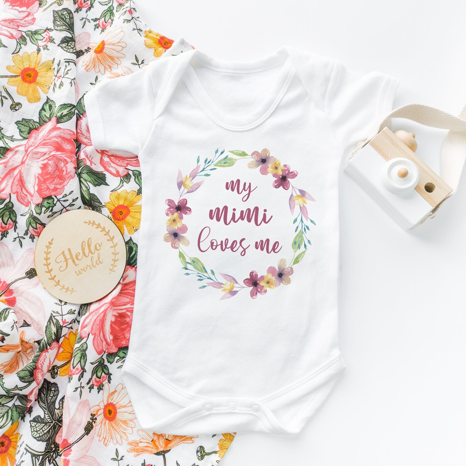My Mini Loves Me Baby Onesie Mummy Bodysuit Cute Kids Clothing - Etsy UK