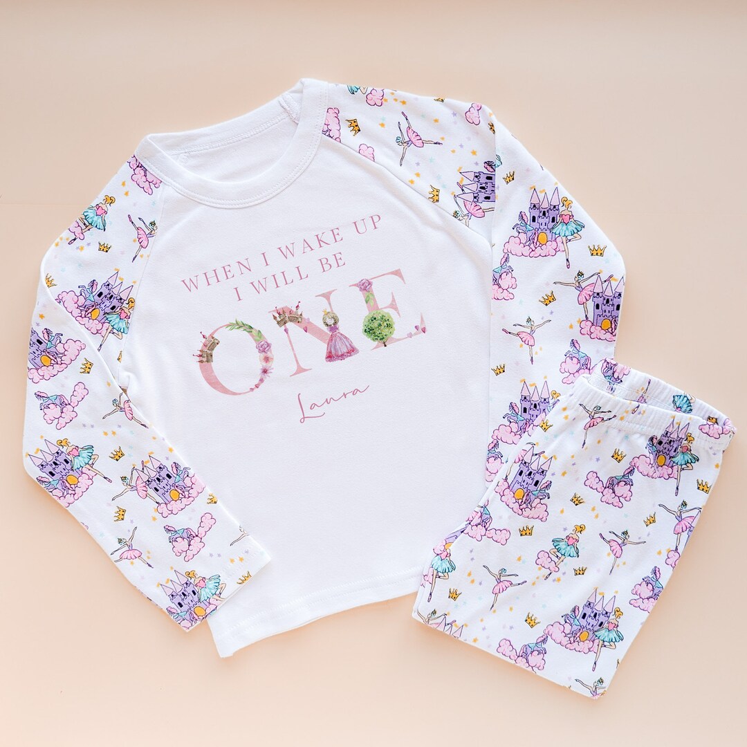 When I Will Wake up I Will Be One Personalised Pyjamas Set - Princess ...