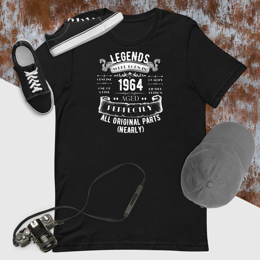 1964 Born in 1964 Unisex T-shirt - Etsy