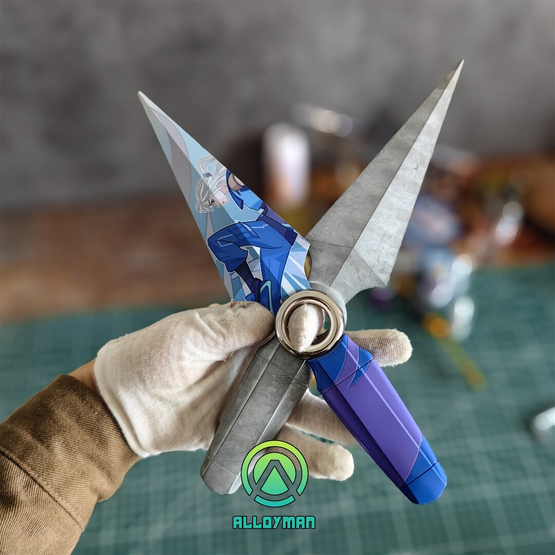 3D Printed Metal Jett Kunai Go Volume 1 Knife Jett Go Vol Knife Kunai ...