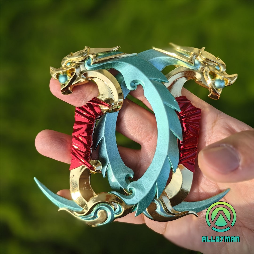 Green Dragon Blade Metal Blades of Imperium Dragon Blade Melee - Etsy