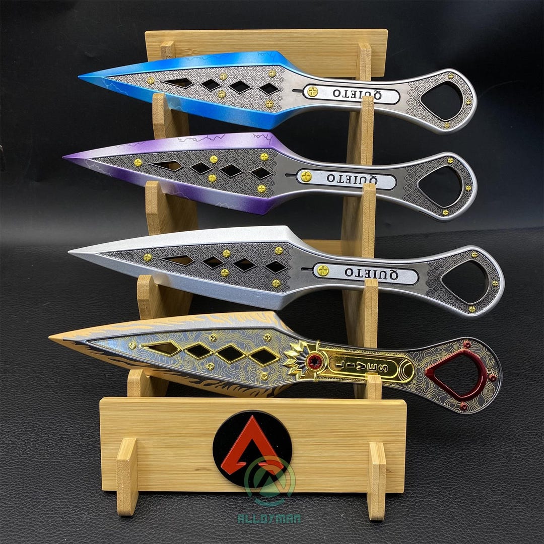 Metal Handmade Wraith Heirloom 4 Kind of Most Accurate Wraith Kunai 1:1 ...