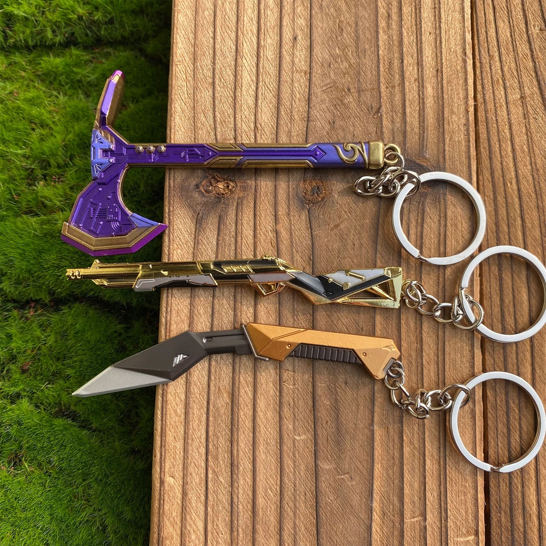 Neo Frontier Axe Mini Keychain Gold Prime Bucky Composite - Etsy