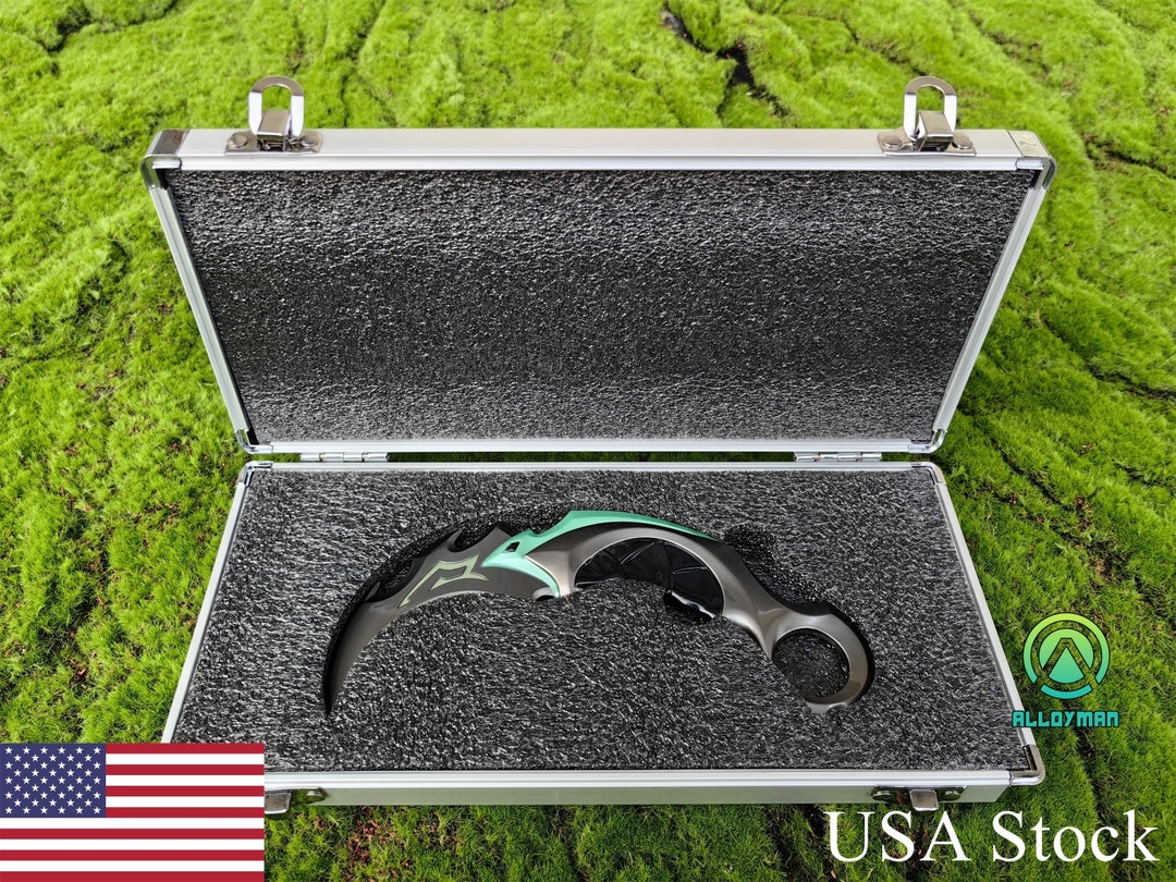 High-end Luminous Reaver Karambit Metal Prop Green Reaver Skin Karambit ...