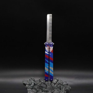 Yoru Knife Yoru Comb Stainless Steel Butterfly Trainer - Etsy