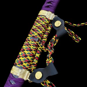 Handmade Purple Blade Katana Violet Samurai Sword Gorgeous Japanese ...