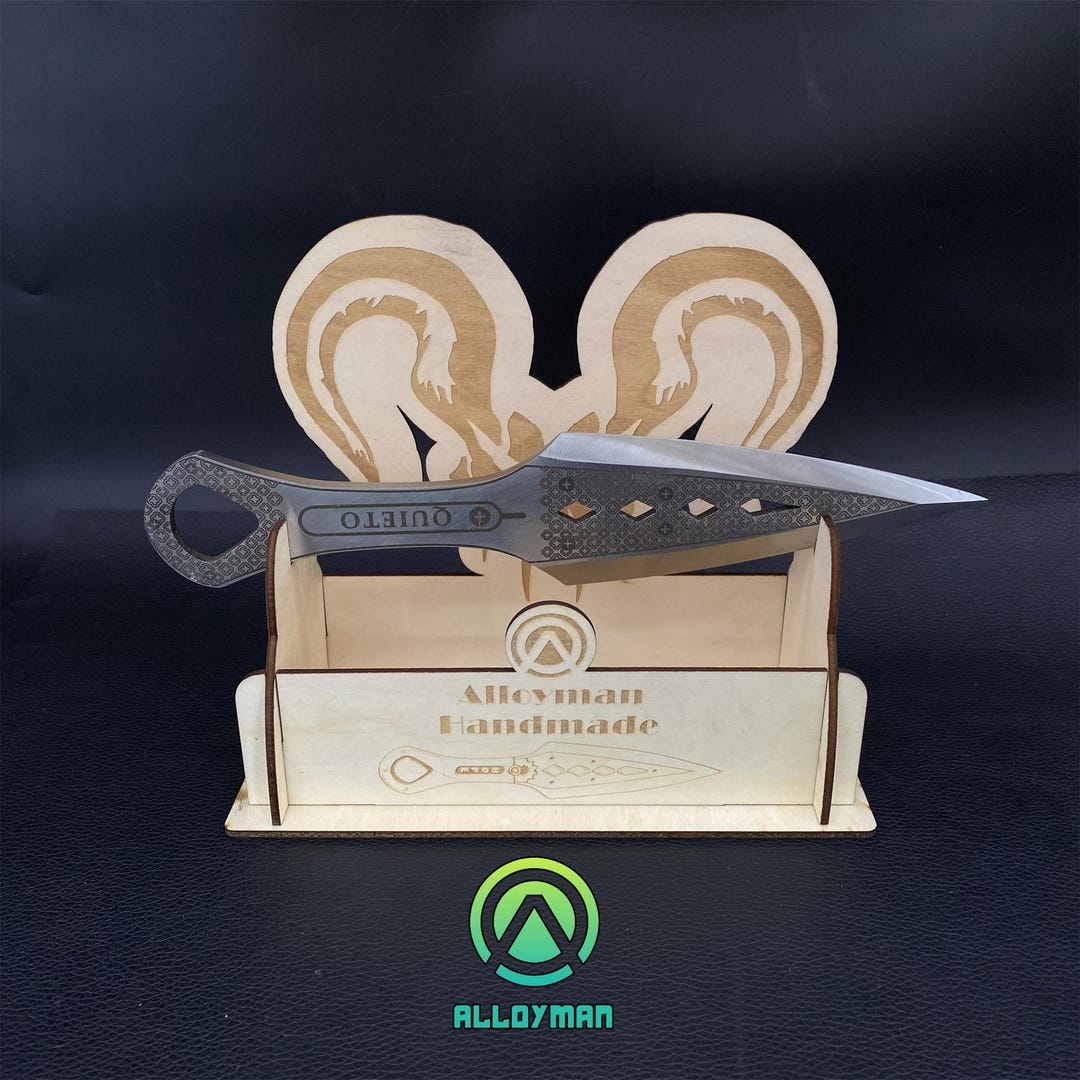 Apex Wraith Heirloom Hand-forged Steel Wraith Kunai Knife Blunt Blade ...