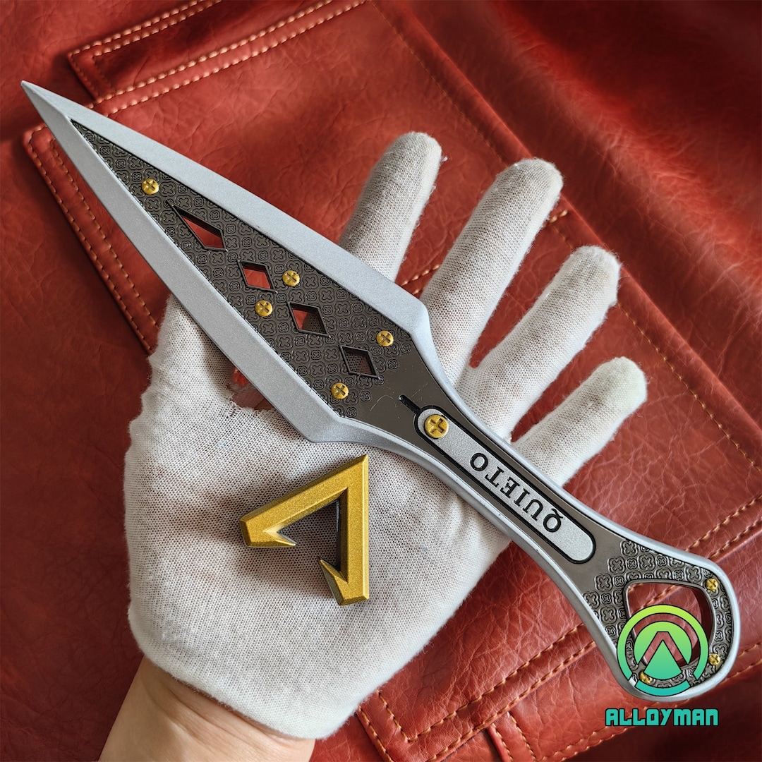 Handmade Metal Wraith Heirloom Blunt Blade Wraith Kunai Replica Wraith ...