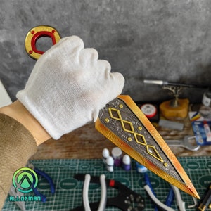 Handmade Wraith Heirloom New Skin Wraith Kunai Blunt Blade Golden ...