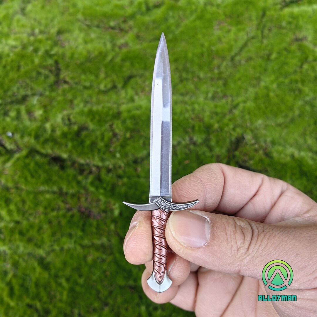 Hand-forged Middle Age Sword Ancient Elvish Blade Miniature Glorfindel ...