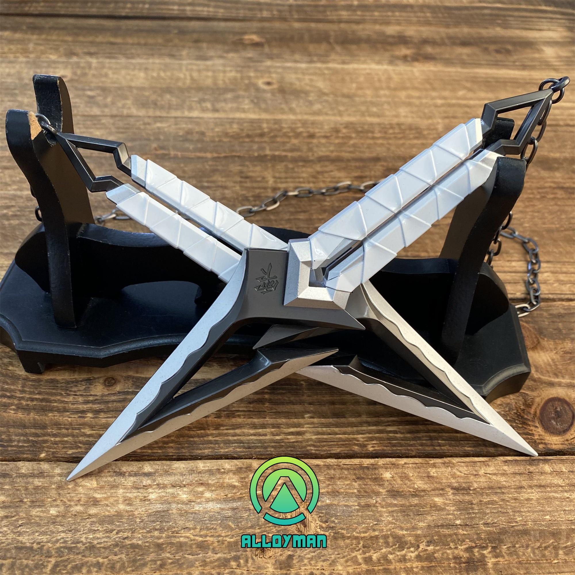 Hand-painted Kuronami No Yaiba Metal Replica 23cm/9" Kuronami Kunai ...