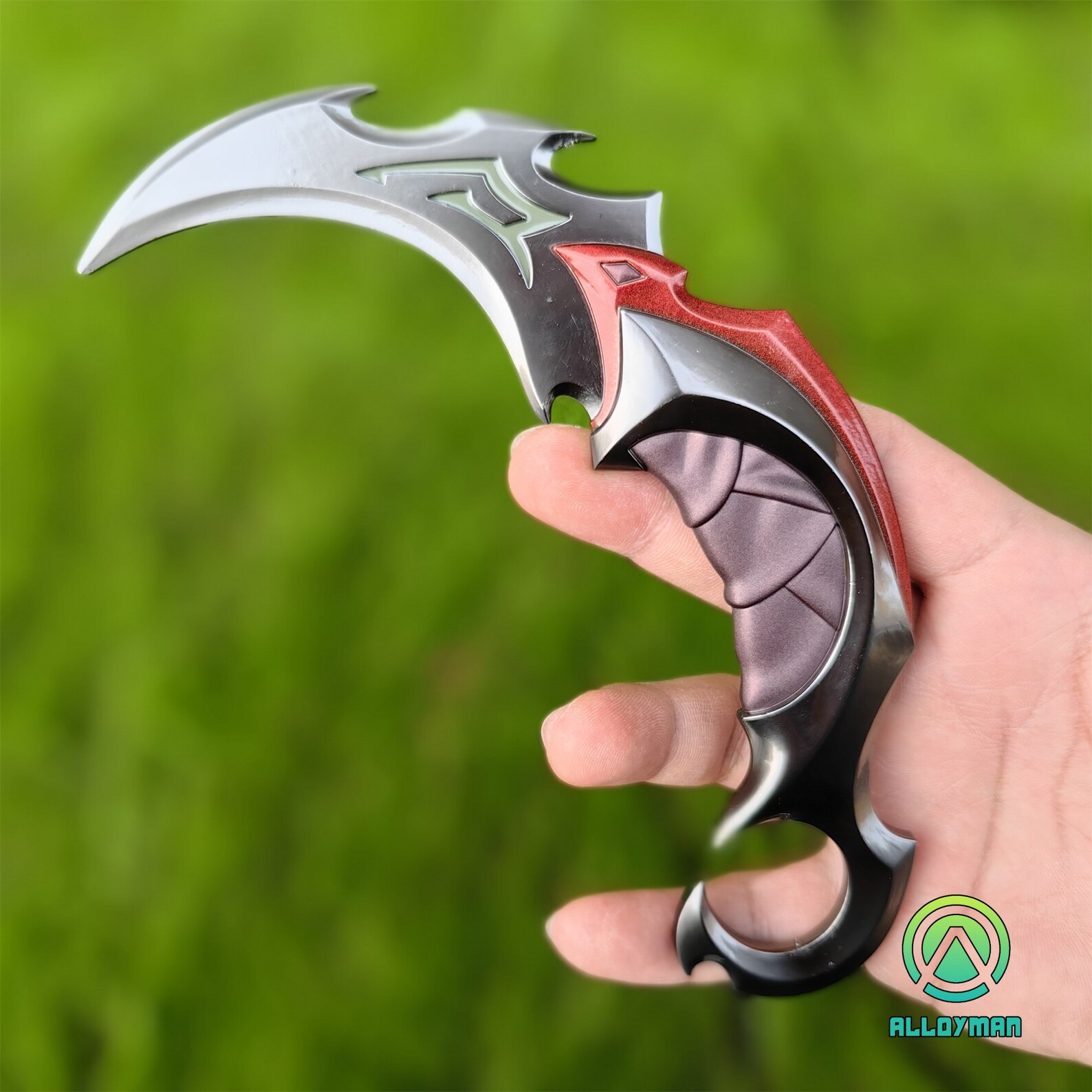 Reaver Karambit Reaver Skin Knife Red Karambit Trainer Cosplay Prop ...