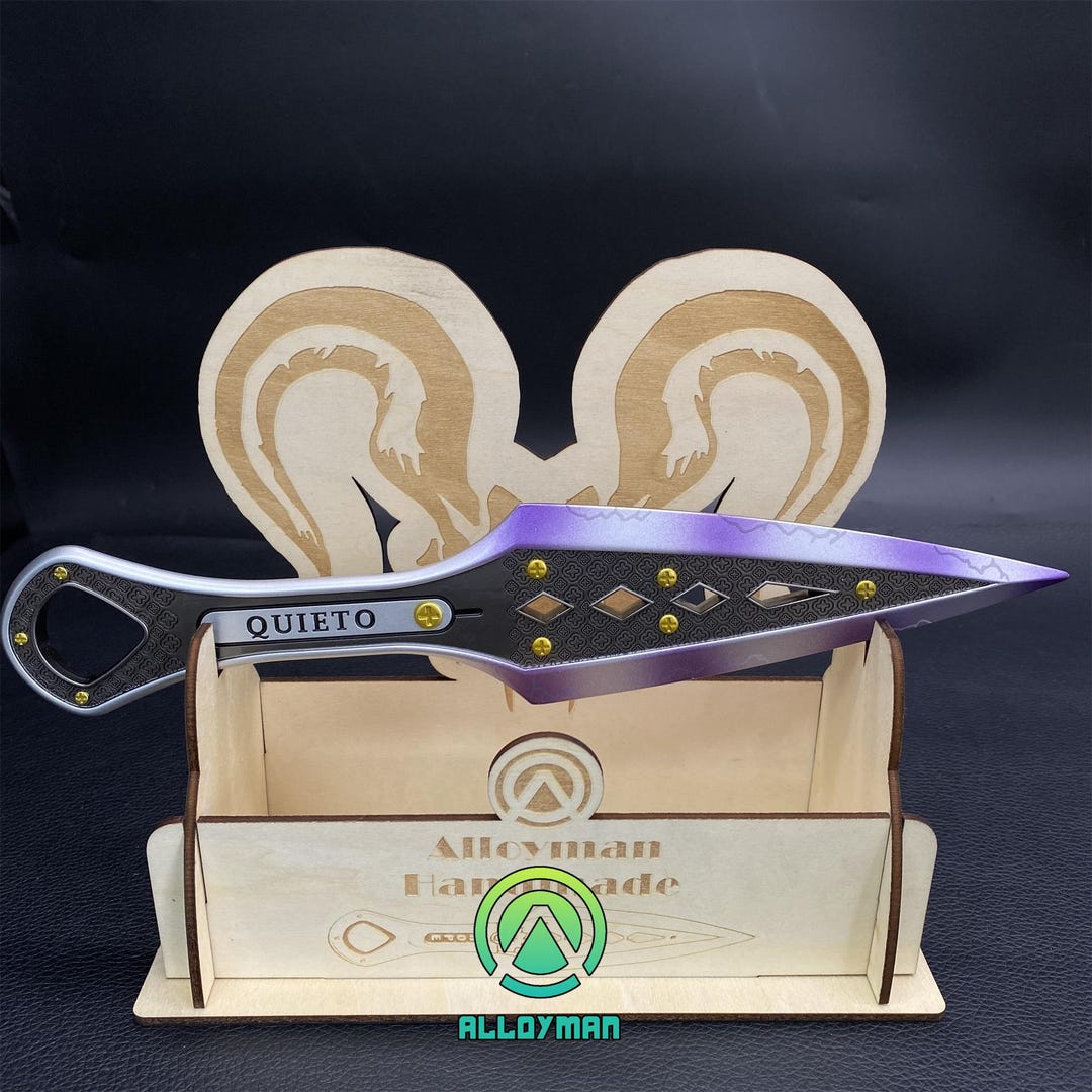 Handmade Purple Wraith Heirloom Luminous Wraith Knife Purple Blade ...