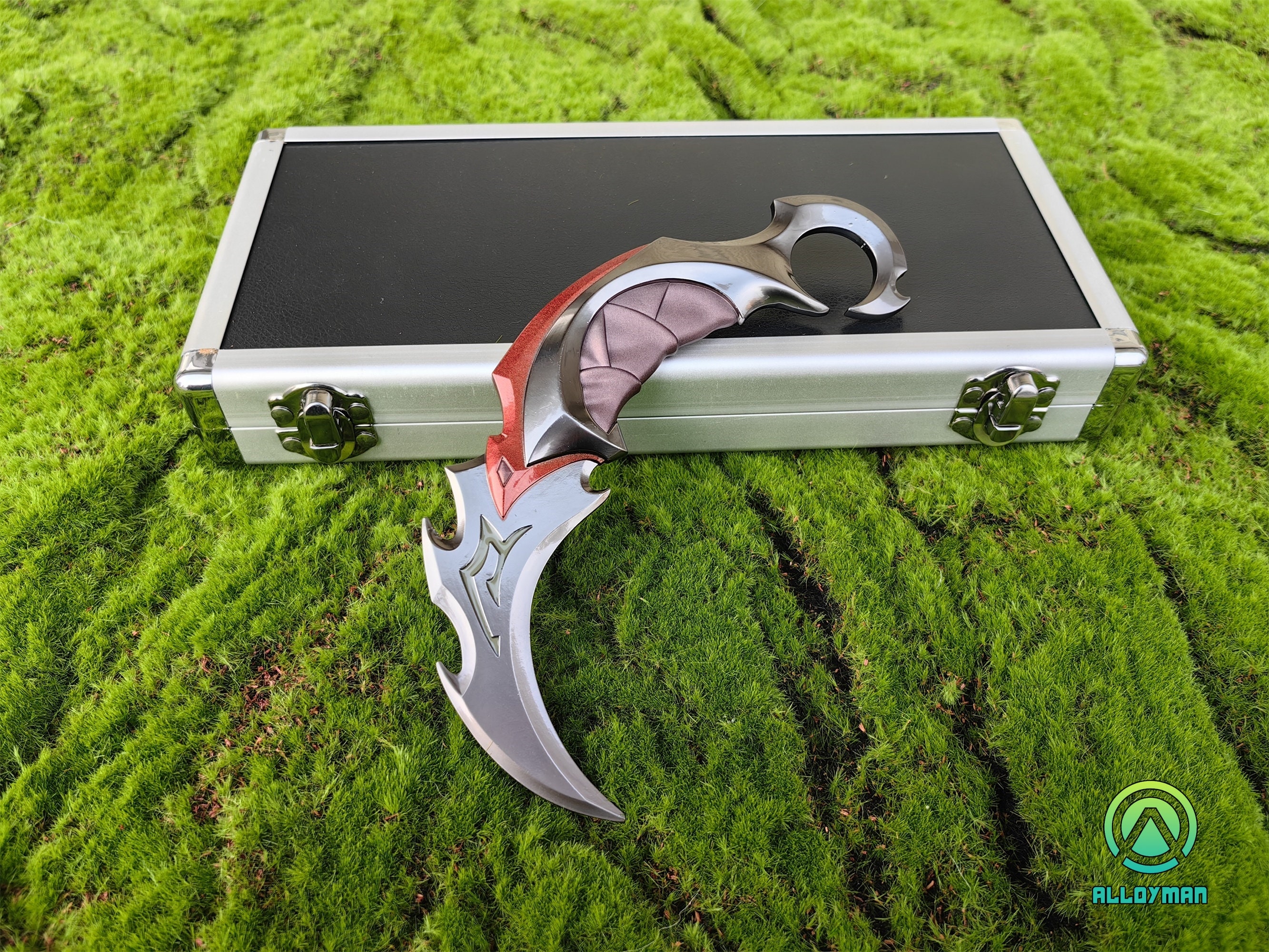Reaver Karambit Reaver Skin Knife Red Karambit Trainer Cosplay Prop ...
