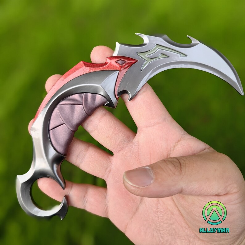 Reaver Karambit Reaver Skin Knife Red Karambit Trainer Cosplay Prop ...