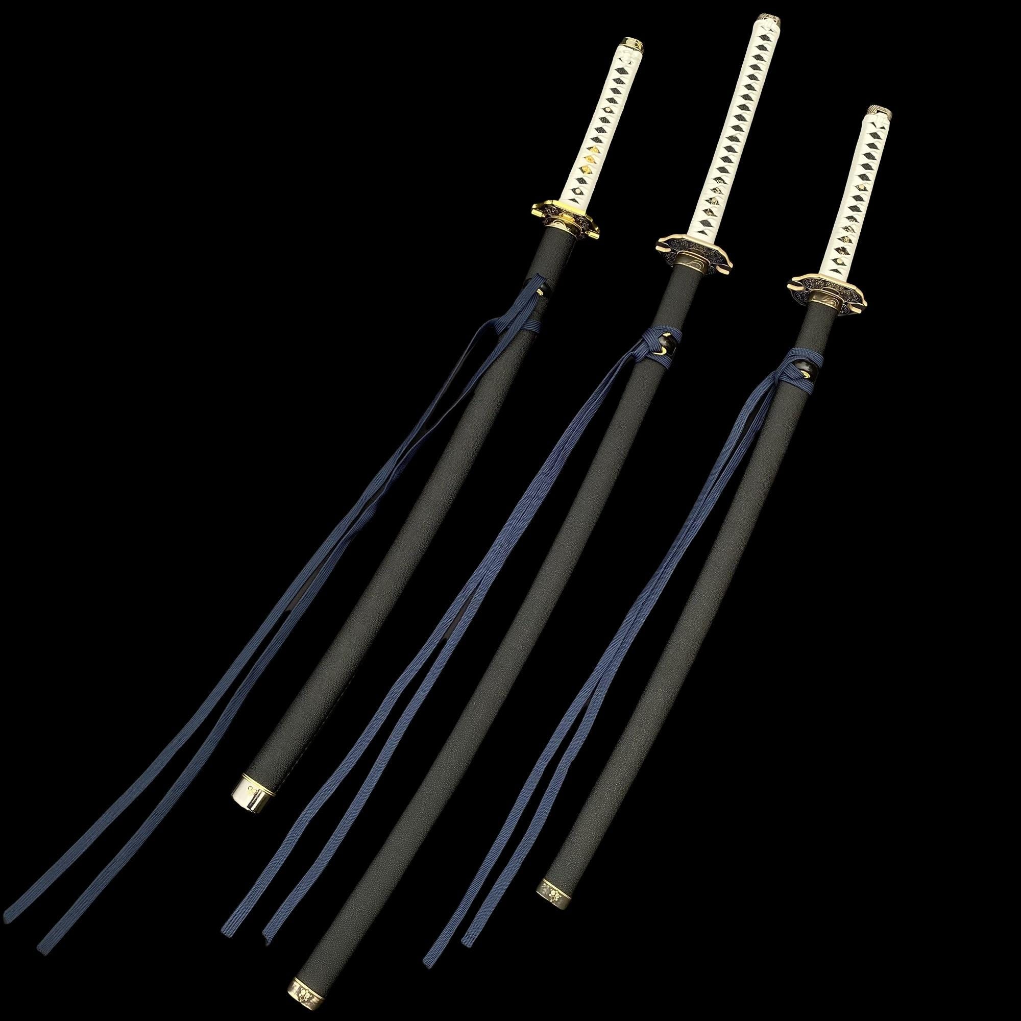 3 Customized DMC5 Vergil's Yamato Katana Yamato Tachi Carbon Steel ...