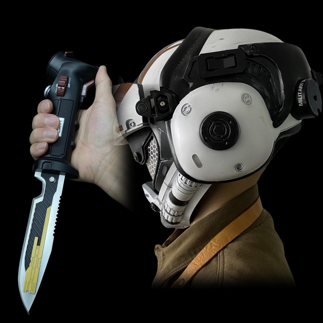 Custom 3d-printed Valkyrie Heirloom Helmet Resin Replica Pilot Damage ...