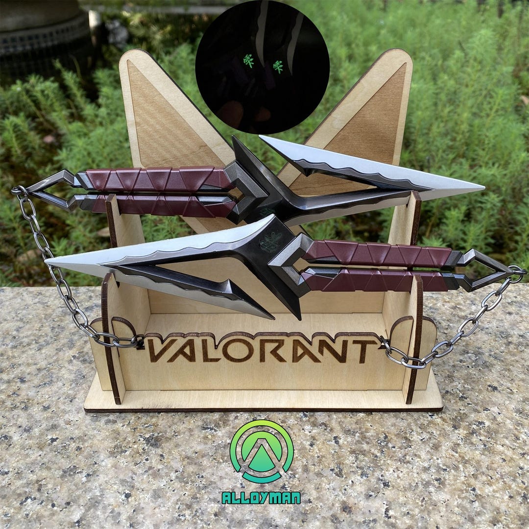 Handcrafted Kuronami No Yaiba Kunai Metal Replica Brown Version Blunt ...