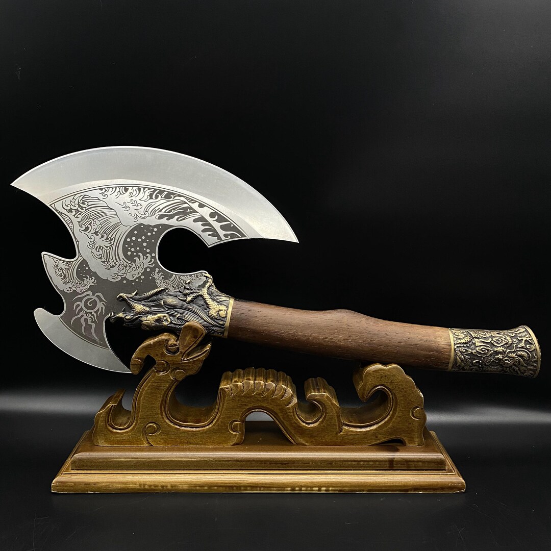 Collective Dragon Axe Brass Dragon King Battle Axe the Ancient - Etsy