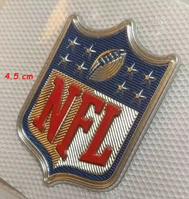 Generic 4.5 Cm METALLIC PLASTIC NFL Iron-on Shield Patch as Seen on ...