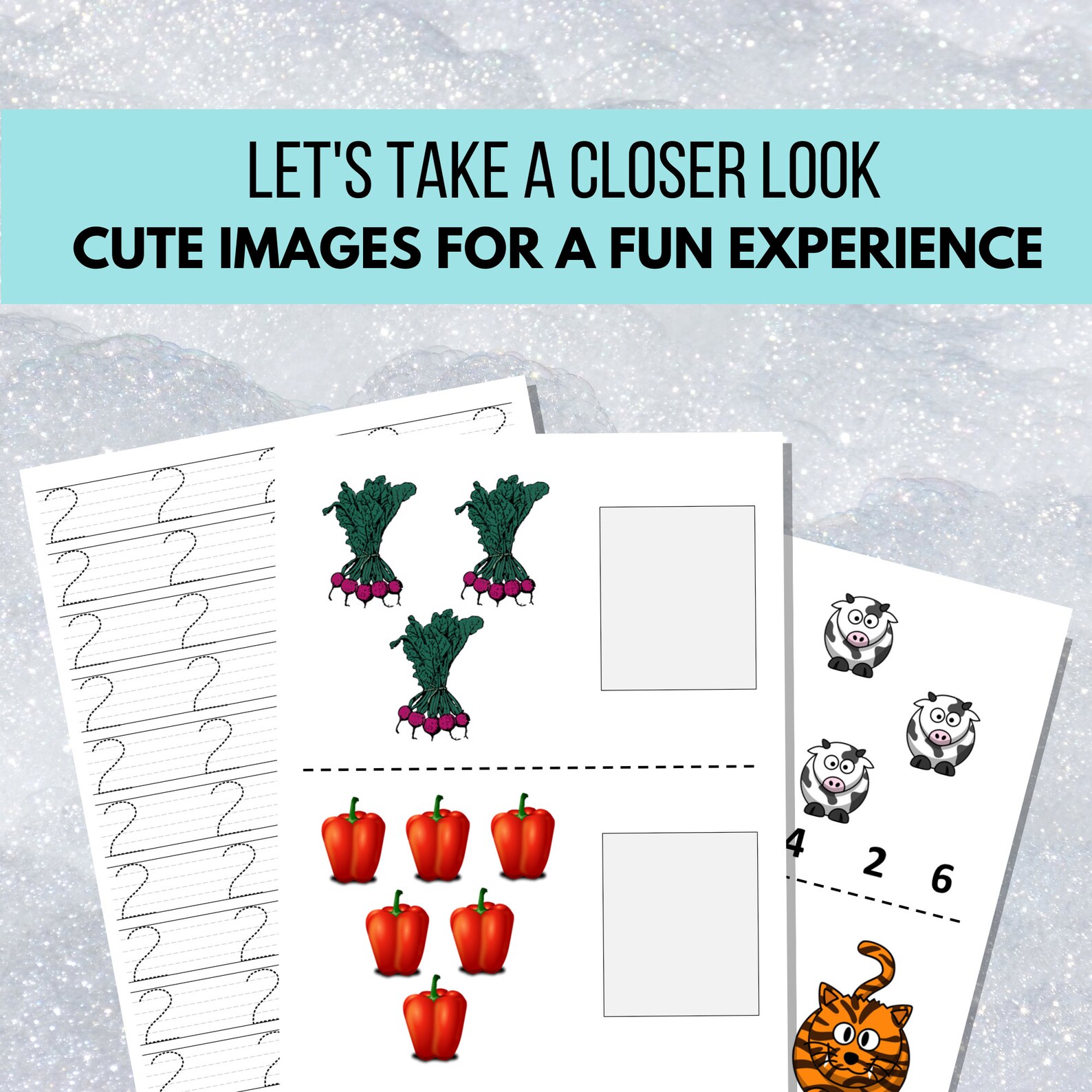 Printable Counting and Number Activity Book Printable - Etsy